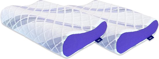 Hoogte verstelbaar ergonomisch neksteunkussen van traagschuim - afneembaar en wasbaar... | bol