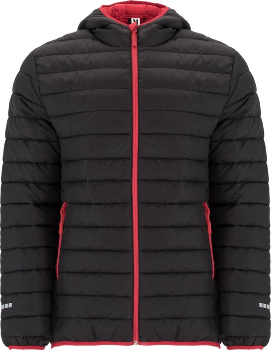 Roly Unisex Norway Sport Jacket RY5097 - Black 02/Red 60 - S | bol
