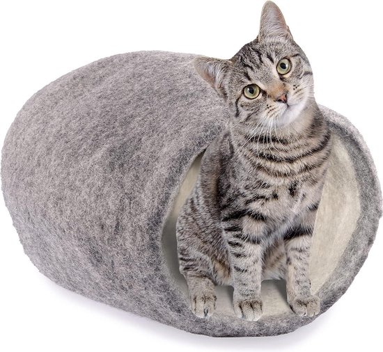 Kattenmand - Octopus Design - Handgemaakt - Natuurlijke Schapenwol ...