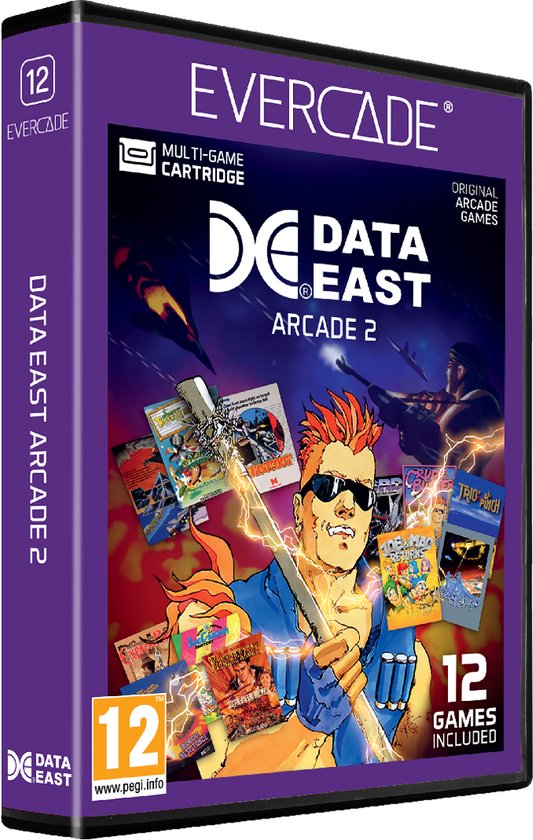 Evercade - Data East Arcade - cartridge 2 (12 games) | Games | bol
