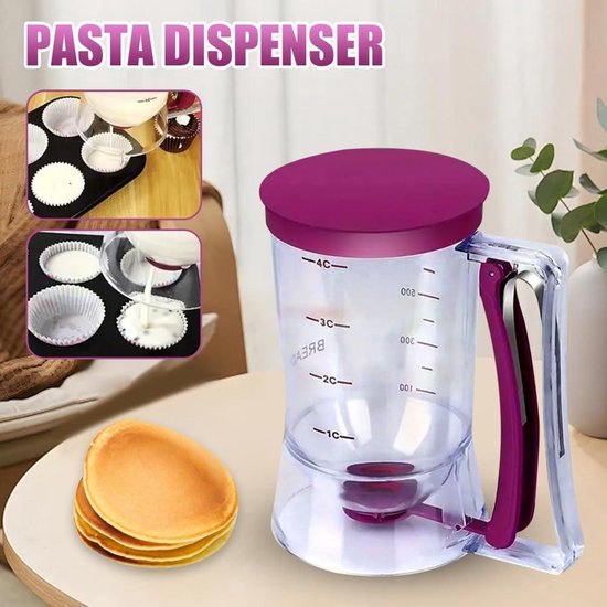 Handmatige Beslag Mixer - Cupcake Beslag - 900ml Pannenkoek Mix ...