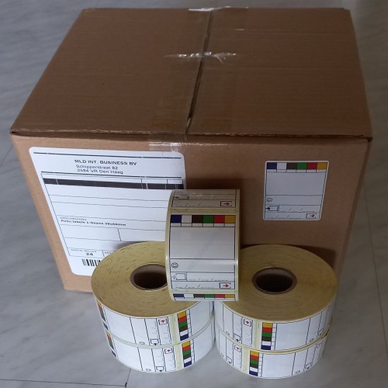 Productionlabel4all 1.800 HACCP codeerlabel Doos 3 rollen (verkoopprijs ...