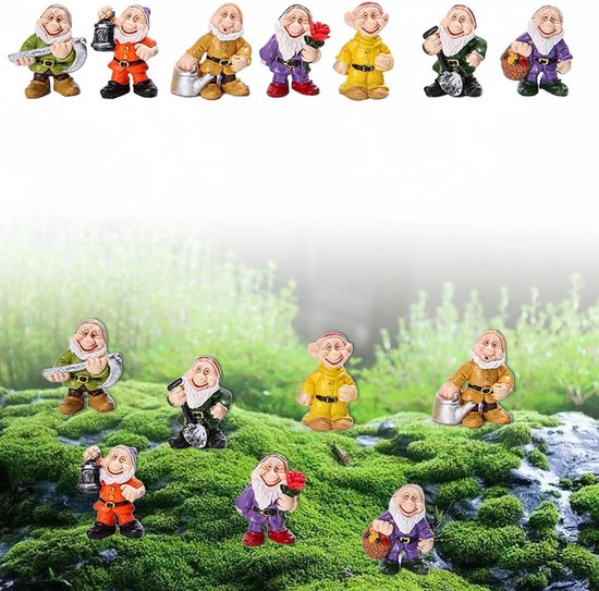 Tuinkabouter - Grappige tuinkabouters voor buiten - 7 stuks ...