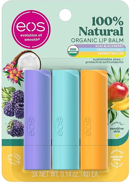 eos - Acai Blackberry - Fresh Coconut - Mango Nectar - Lippenbalsem ...