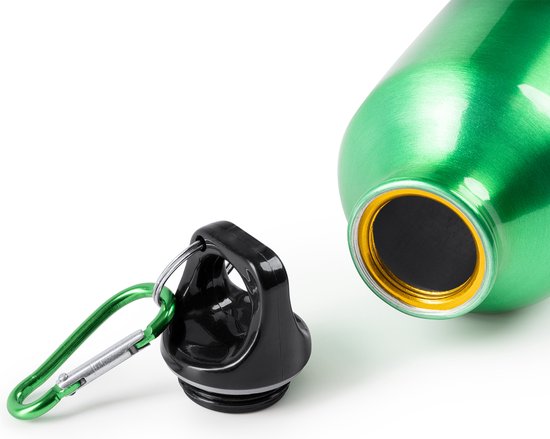 Witte Design Waterfles/drinkfles/sportfles - aluminium - 400 ml ...