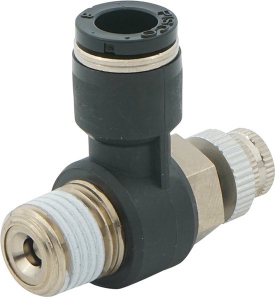 4mm - R1/8 Pneumatische Haakse Naaldafsluiter - JNC4-01 | bol