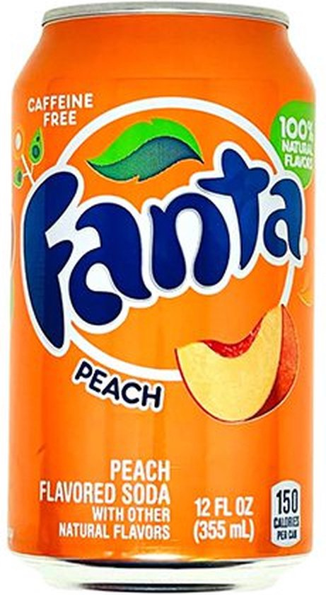 Fanta Peach (USA blikken) - 12 x 355ml | bol