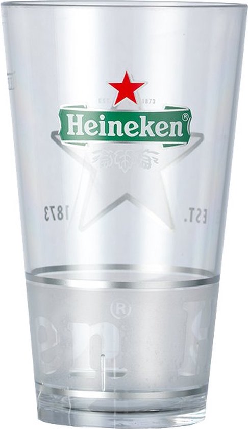 Heineken Harde Plastic Bier bekers - Hardcup PP 25cl - Doos 25 stuks | bol