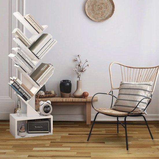 Boekenrek - Boekenplank - Opbergrek - Wit | bol