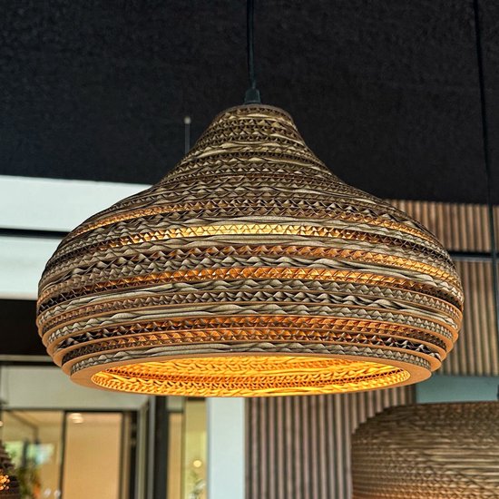 Kartonnen hanglamp - Lena | bol