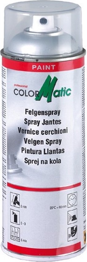 Motip ColorMatic Professional velgenlak zilver - 400 ml. | bol
