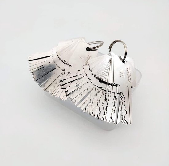 Lockpick set 48 stks Master Key Multi Tool RVS 48 STKS Jiggler Sleutels ...