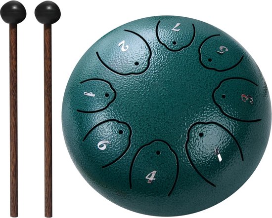 6 Inch Stalen Tong handpan - 8 Noten Handpan Met Tas en sticks | bol
