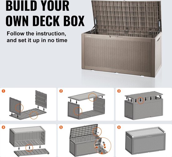 Opbergbox Kussens - Opbergbox Met Deksel - Buiten - Waterdicht ...