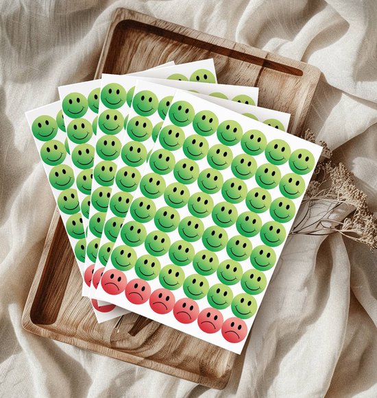 Smiley Beloningsstickers met Glans - 5 Stickervellen - 175 Stickers ...