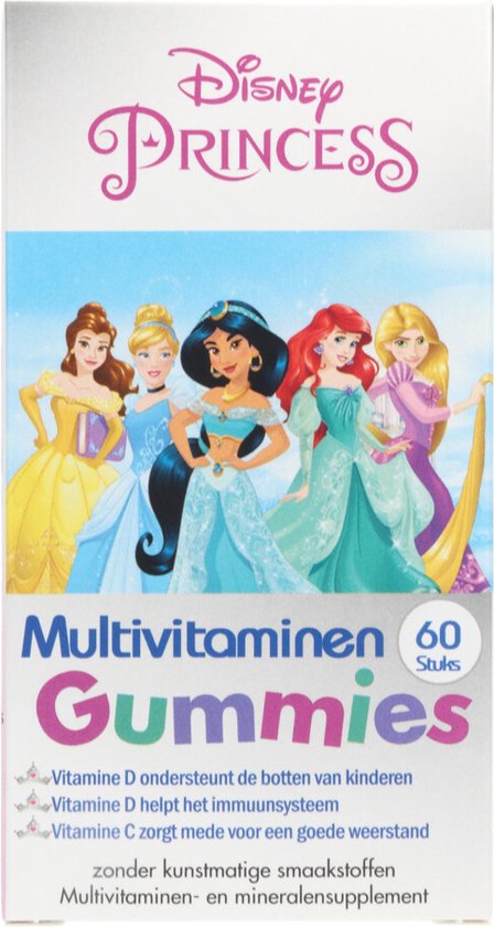 Disney Kinder Multivitaminen Gummies Princess - 60 Gummies | bol