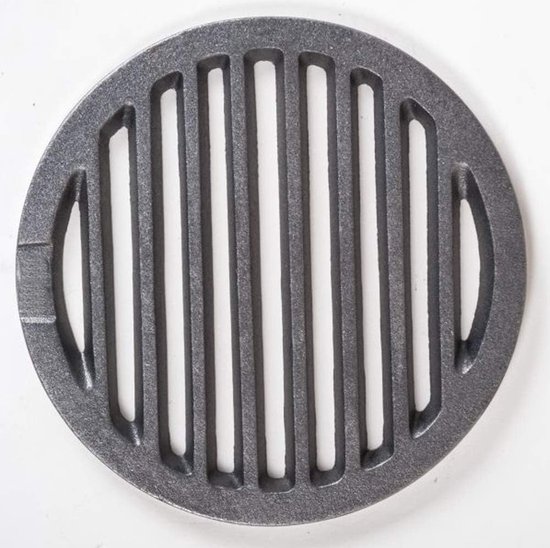 Rond gietijzeren rooster - 180 mm diameter in verschillende maten | bol