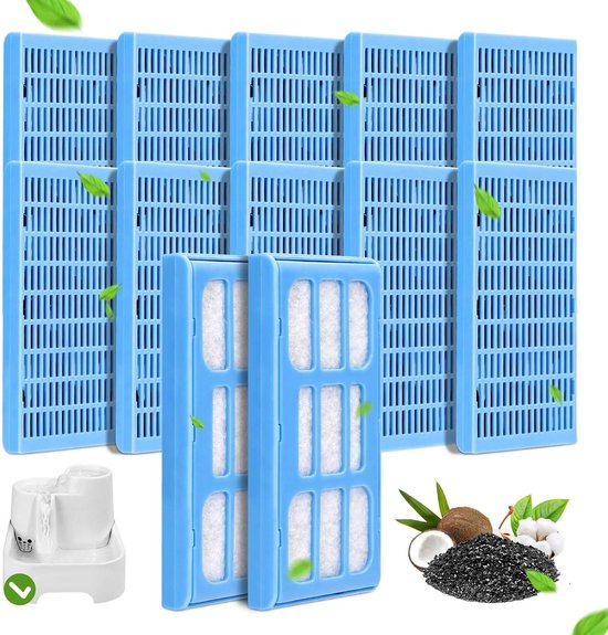Water Fontein Filter 12 Pack - Vervangingsfilter voor 2L/70 fl. oz ...