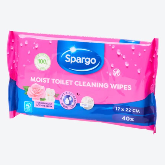 Spargo - Toiletreinigingsdoekjes - Voordeelpack 50X40 stuks ...