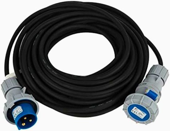 Industriel Verlengstuk - 10 M Kabel - Rubberen Slang - IP67 Outdoor ...