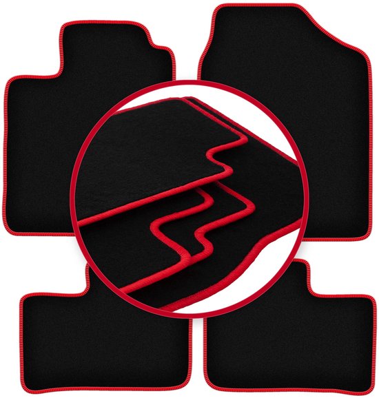 CARLUX-RED automatten voor: Daihatsu Cuore VI hatchback (2003-2007) | bol