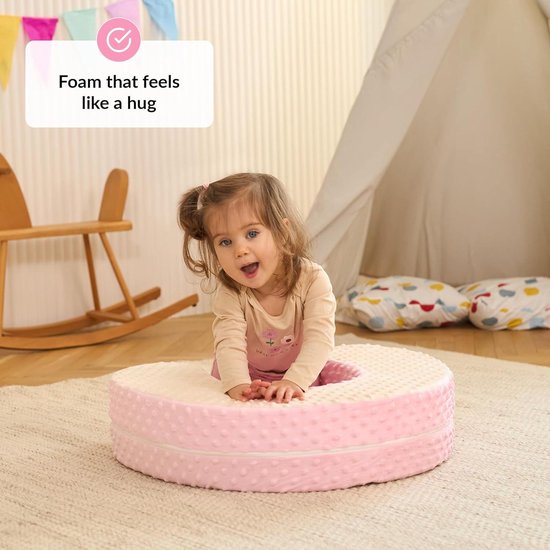 Roze Baby Sit-Up Ring | bol
