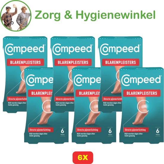 Compeed | Blarenpeisters | Medium | 6x 6ST | Voordeelverpakking! | bol