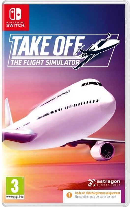 Take Off The Flight Simulator - Nintendo Switch Game - Code in een doos ...