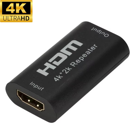 Delmark 4K HDMI Repeater – Signaalversterker tot 40 meter – Plug & Play ...