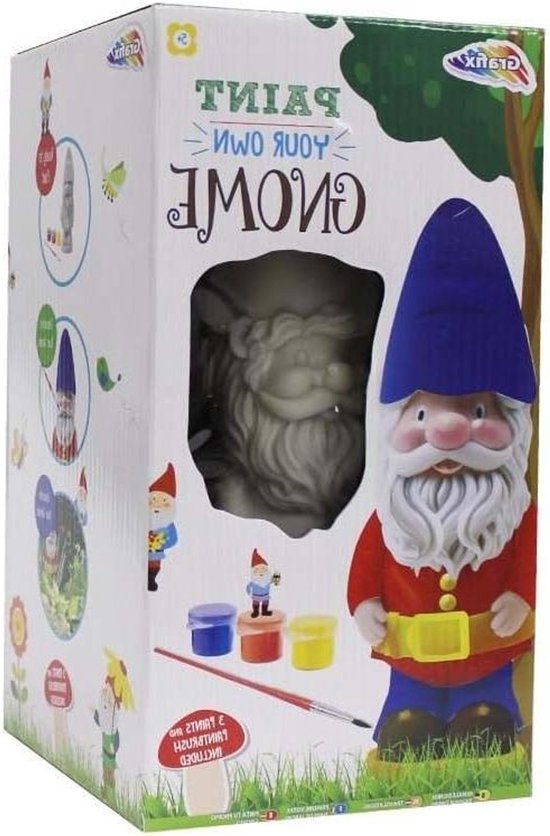 Verf je eigen Tuinkabouter Craft Activiteit Voor Kinderen | bol