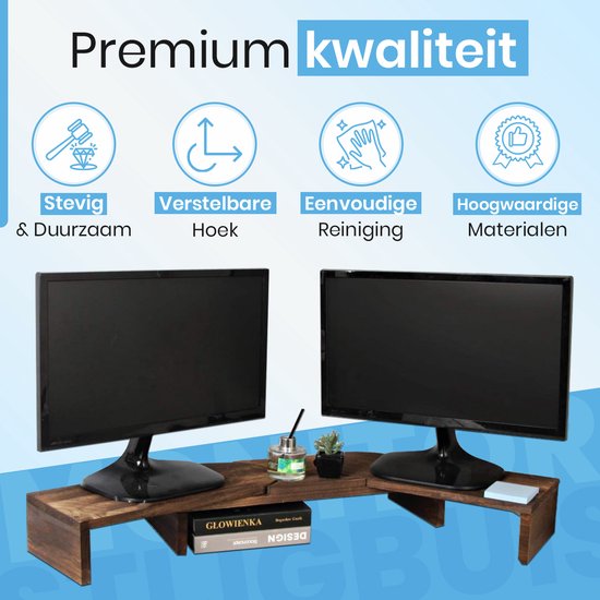 Fleau Home Verstelbare Monitor Verhoger - Laptopstandaard ...