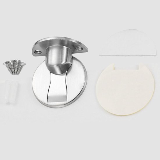 Zware magnetische deurstopper zelfklevend - roestvrij staal met ...