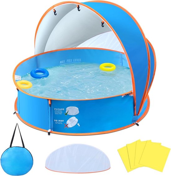 Strandtent baby - Zomeruitje - Baby zonnescherm - UV bescherming - Pop ...