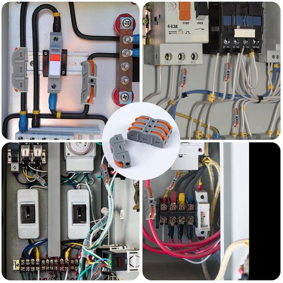 34 stuks kabelverbinders 1-in-1 out-kabelklemmen elektrische ...