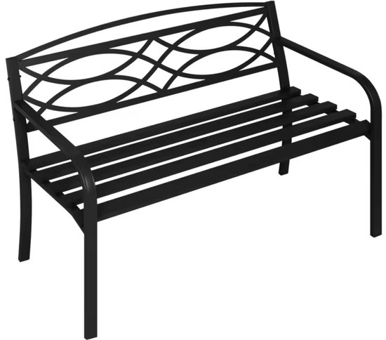 J&R Tuinbank - Buiten bank - Metalen bank - Bankje voor buiten ...