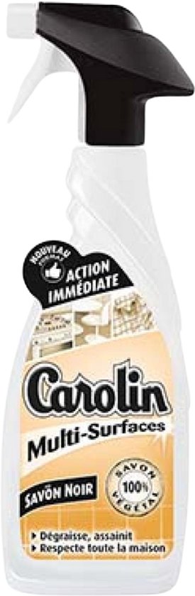 Carolin Allesreiniger Zwarte Zeep Spray - 650 ml | bol