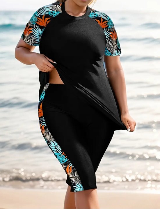 2 delige badpak tankini plus size corrigerend maat 3XL eu 50 | bol