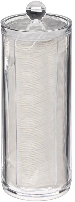 5Five Make up watjes/watten schijfjes houder/dispenser - 7 x 20 cm ...