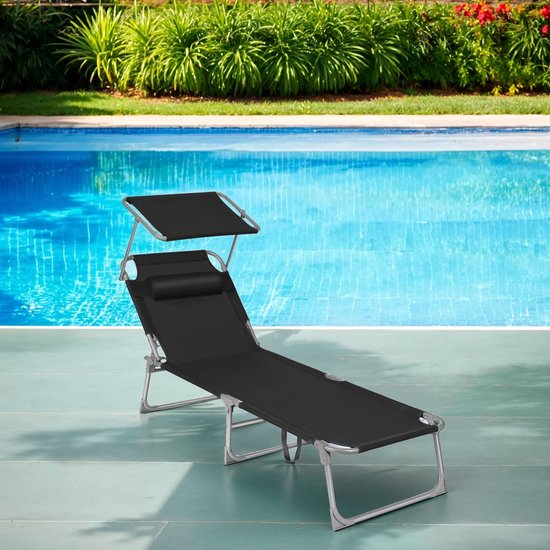 Ligstoel Opklapbare Ligstoel 53 x 193 x 29 cm – Comfortabel | bol