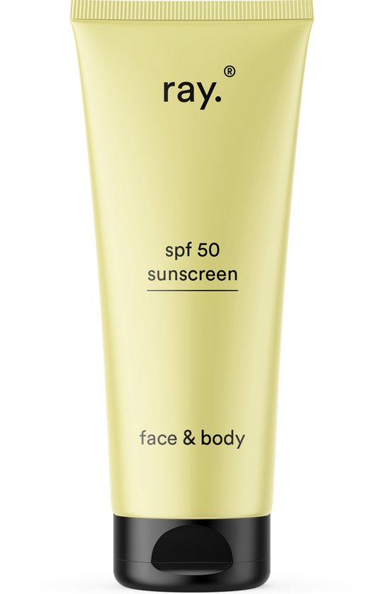 Ray - Crème solaire - SPF 50 - 200 ml - Crème solaire minérale - Haute ...