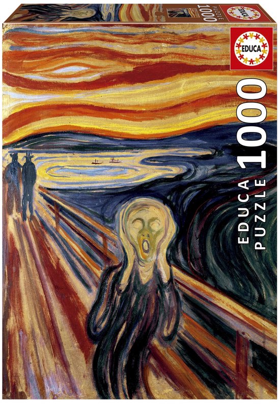 Educa De "de Schreeuw" Puzzel Van Edvard Munch 1000 Stukken Veelkleurig ...