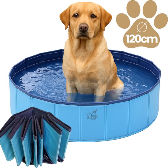 Dogs&Co® Hondenzwembad 120x30 cm Blauw - Zwembadje voor huisdieren ...