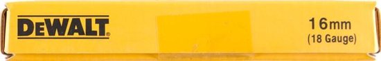 DeWalt Inox spijkers zonder kop 63mm 16 Gauge 20° voor DC618 doos met ...