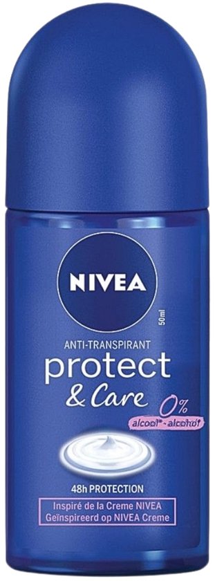 Nivea - Deodorant - Roller - Protect & Care - 48 Uur Lang Werkend - 50 ...