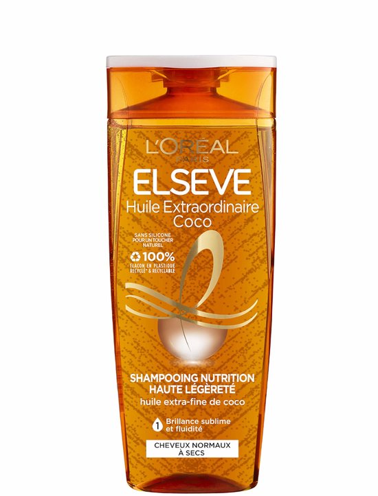L’Oréal 500ml Elseve shampoo extraordinary oil coco, extra grote fles | bol