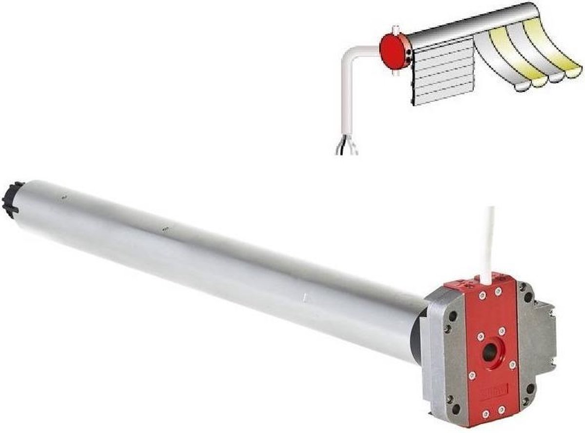 Simu T6 DMI buismotor met noodhandbediening - Kracht: 120 Nm | bol