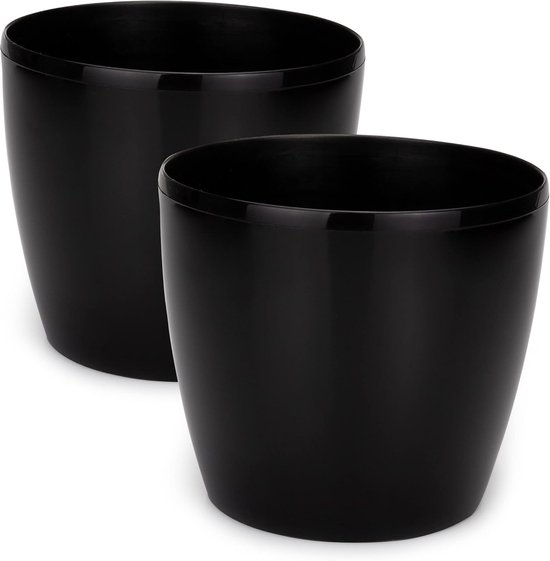 Bloempotten 15 Cm Diep Set Van 5 Plastic Bloempotten Van 15 Cm Voor ...