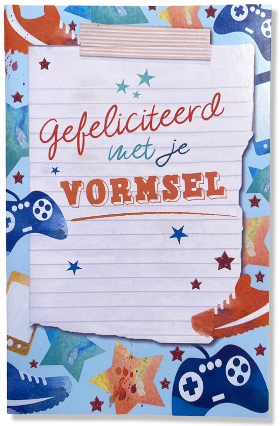 Vormsel Wenskaart - 12x17cm - Gevouwen kaart inclusief envelop - Heilig ...