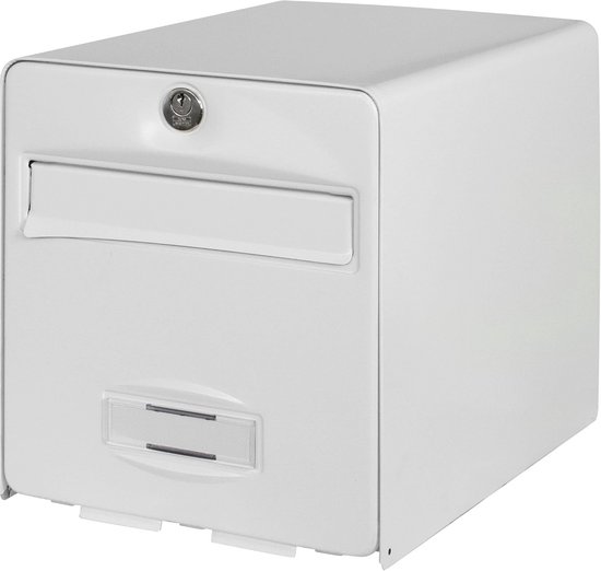 Boîte aux lettres homologuée par la poste à 2 portes - acier galvanisé ...