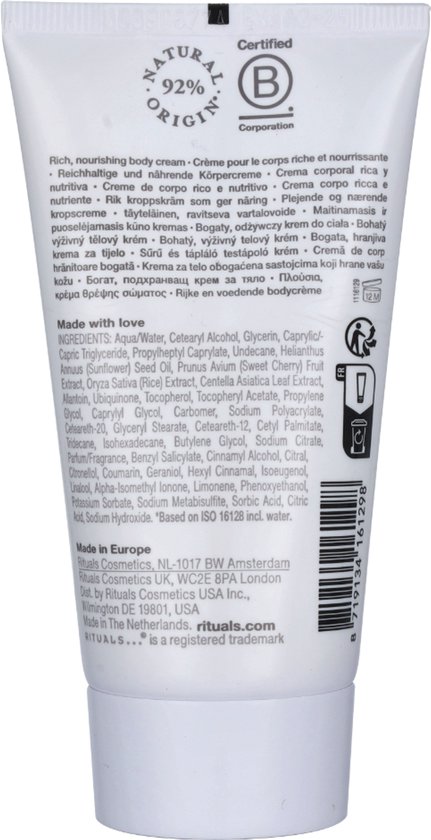 Rituals The Ritual of Sakura Magic Touch Body Cream Bodycrème 70ml + Gift bag - Travel... | bol